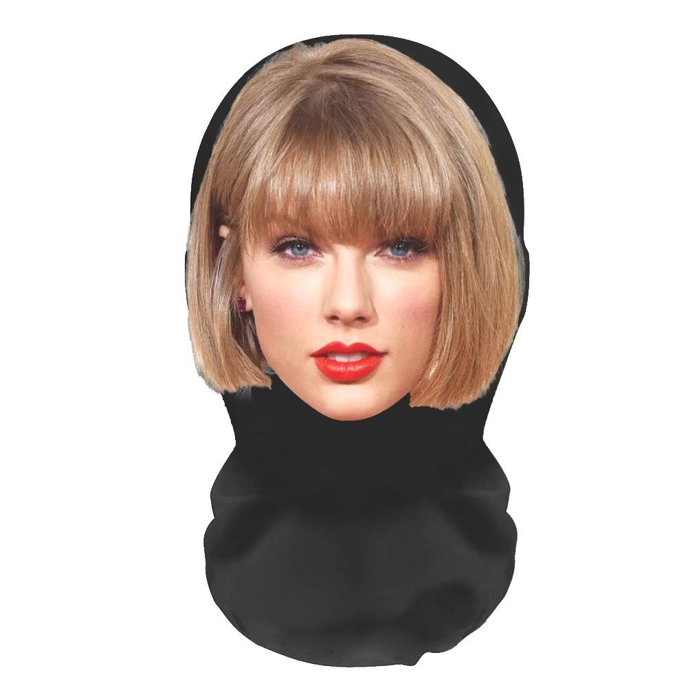 Taylor Swift 3D Mask Lisa 3D Printed Funny Hood Face Show Spoof Tricky ...