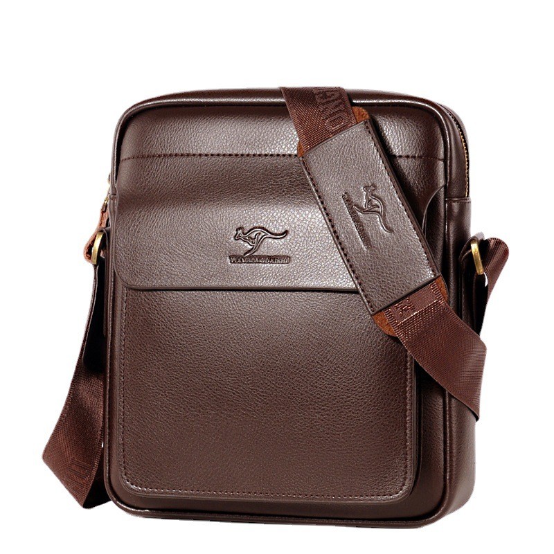kangaroo Genuine Leather Men's bag Shoulder Begs Business Casual sling ...