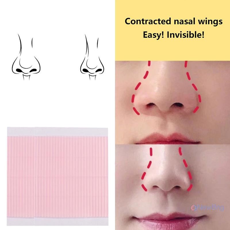 ONew 50/200Pcs Disposable Invisible Thin Nose Stickers For Nose Face ...