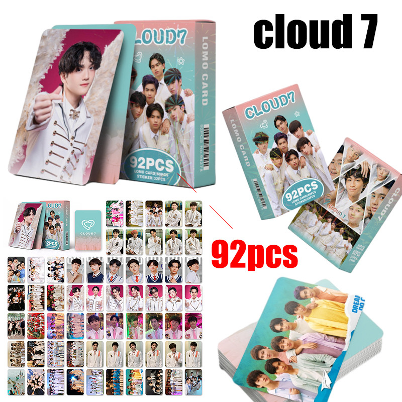 92pcs/box Photocards Cloud 7 Lomo Cards Holographic Johann Lukas Egypt Kairo Miguel PJ Fian ...