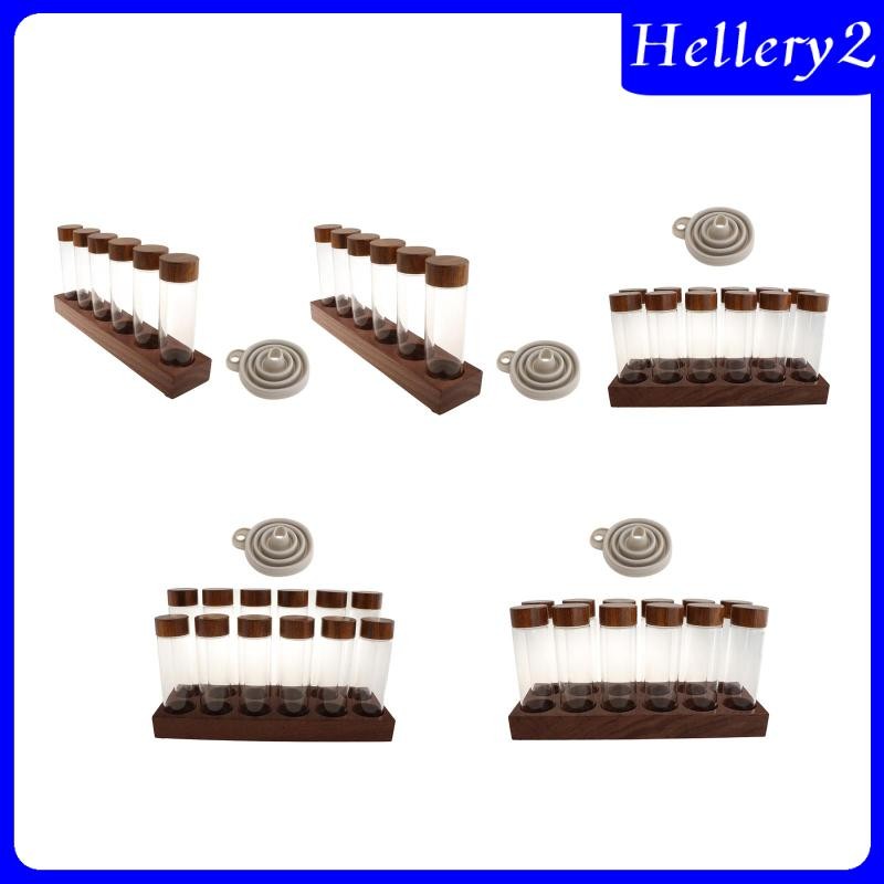 [Hellery2] Glass Coffee Storage Tubes Coffee Beans Glass Test Tubes ...
