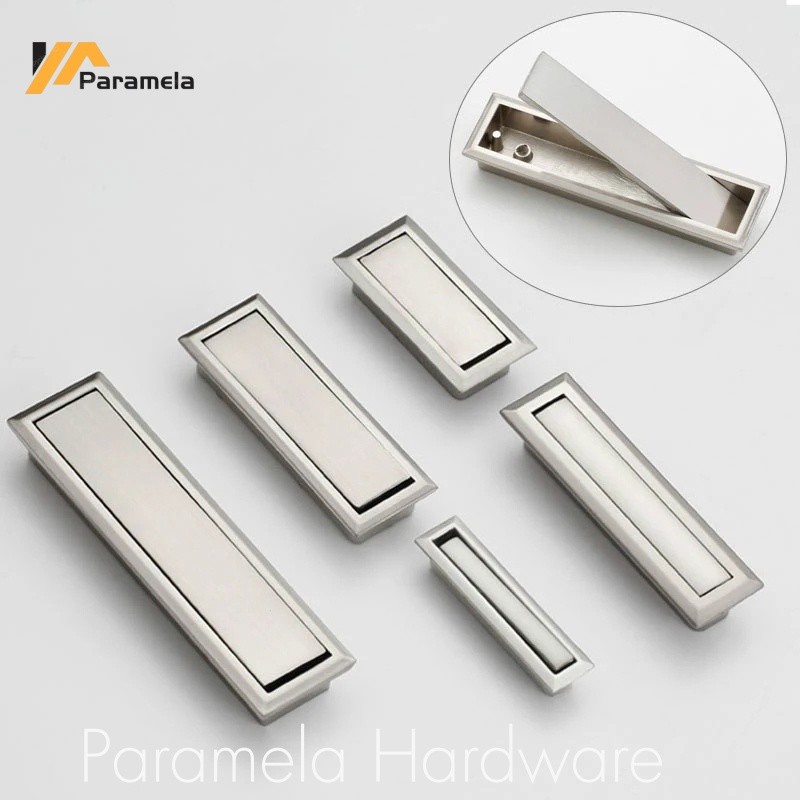 Recessed Handle Concealed Installation Door Invisible Cabinet Handle ...