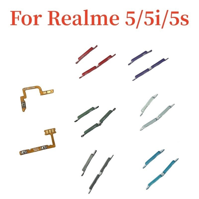 OPPO realme 5 5i 5s C3 Power button flex on / off Switch Button Side ...