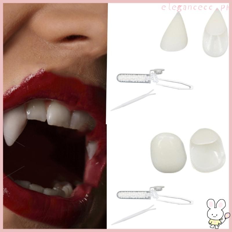 EE Halloween Dress Up Fang Cosplay Wolfman Teeth Halloween Dentures ...