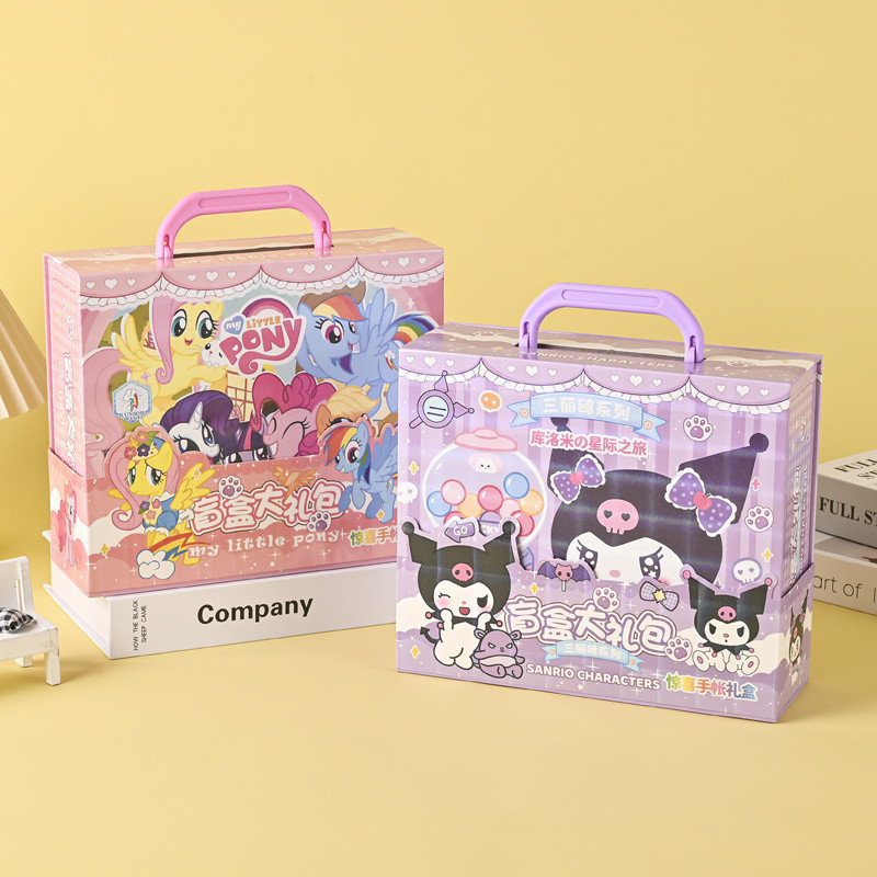 Sanrio Series Stickers Handbook Toys Blind Box Cartoon Children'S Blind ...