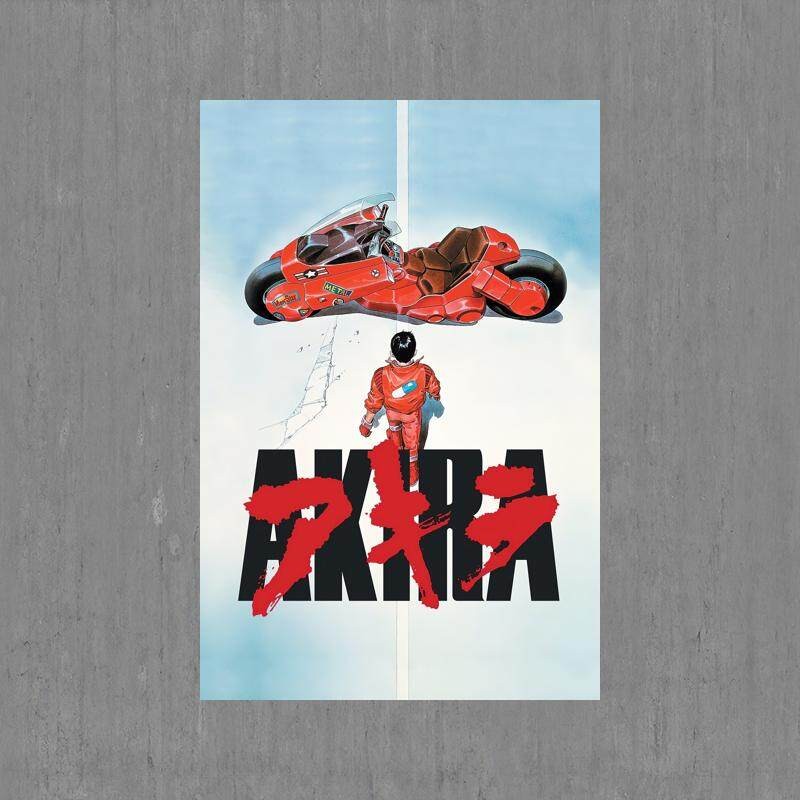 Akira Movie Poster Japanese Classic Anime Canvas Painting Wall Picture ...
