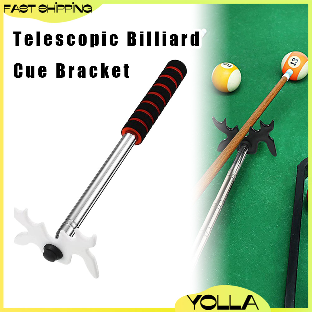 Billiard Cue Holder Bridge Telescopic Bridge Pool Stick Support Bracket ...
