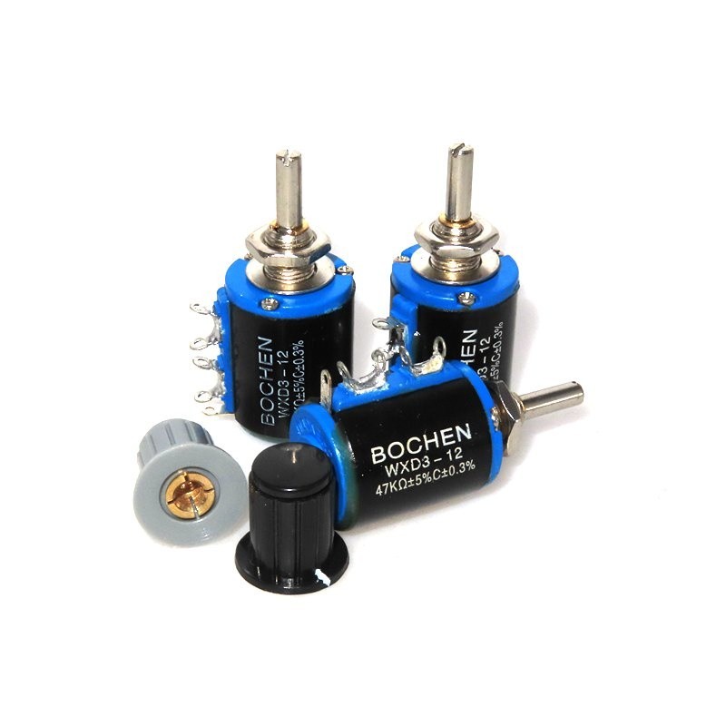 Short WXD3-12-2W 1K five-turn precision potentiometer sliding rheostat ...