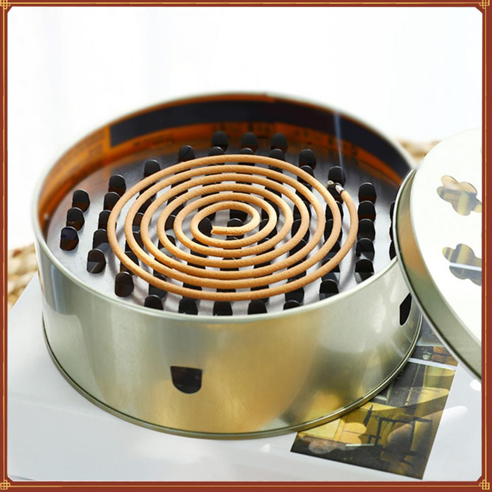 Mosquito Coil Box Mosquito Coil Holder Tray Plate Fireproof Portable ...