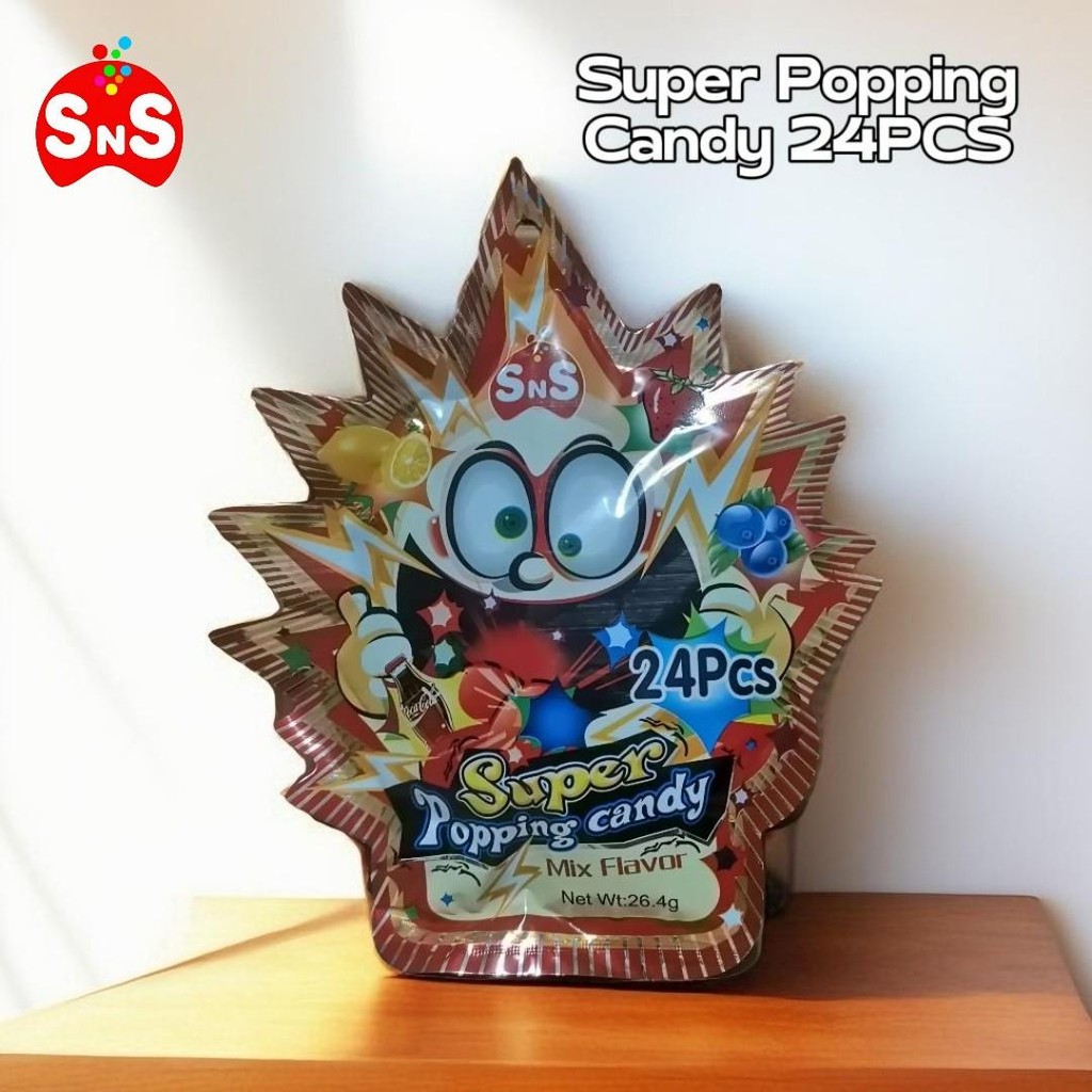 SnS Super Popping Candy 24Pcs Snack Sweet Bonbon Candies | Shopee ...