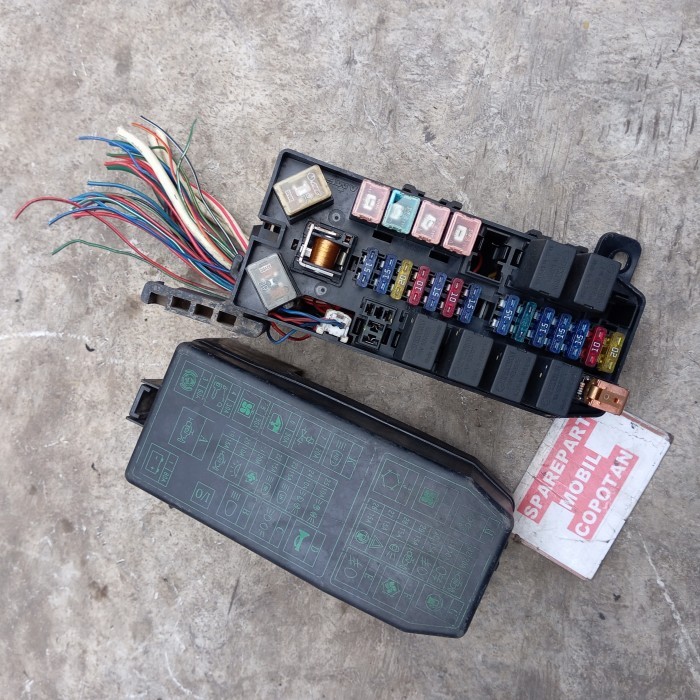 MESIN Fuse box Fuse / original Proton waja automatic machine Relay ...