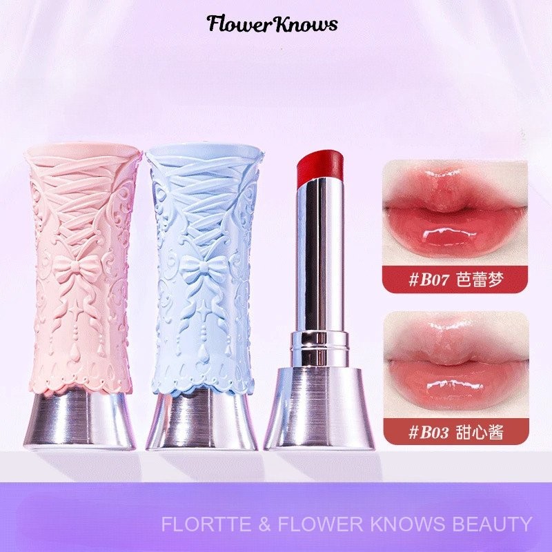 Flower Knows Lipstick Swan Ballet Series Film-Forming Mirror Surface ...