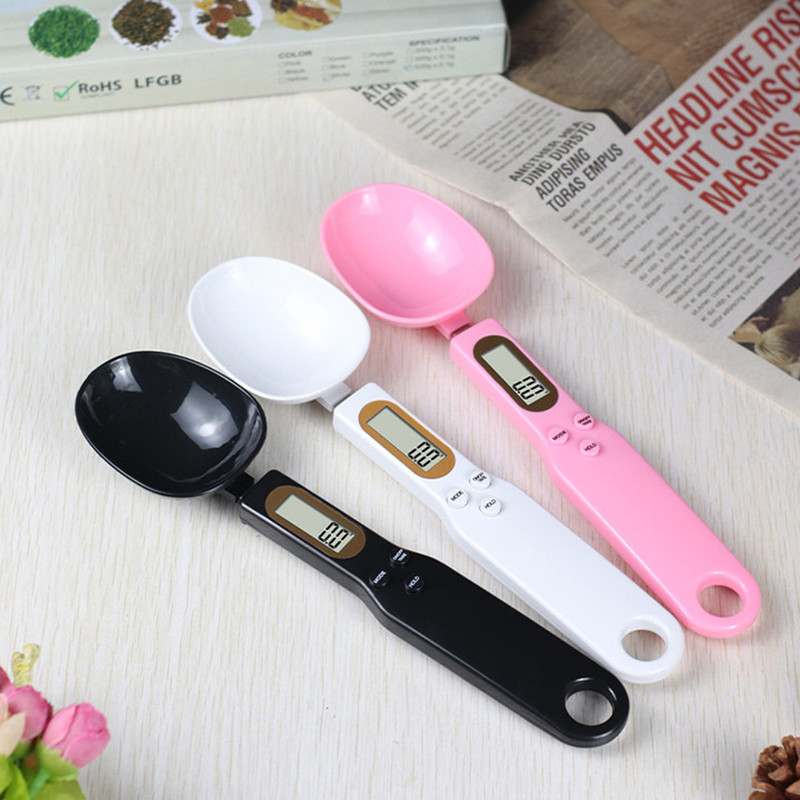 FITOW 500g/0.1g Weight Measuring Spoon Portable LCD Digital Kitchen ...