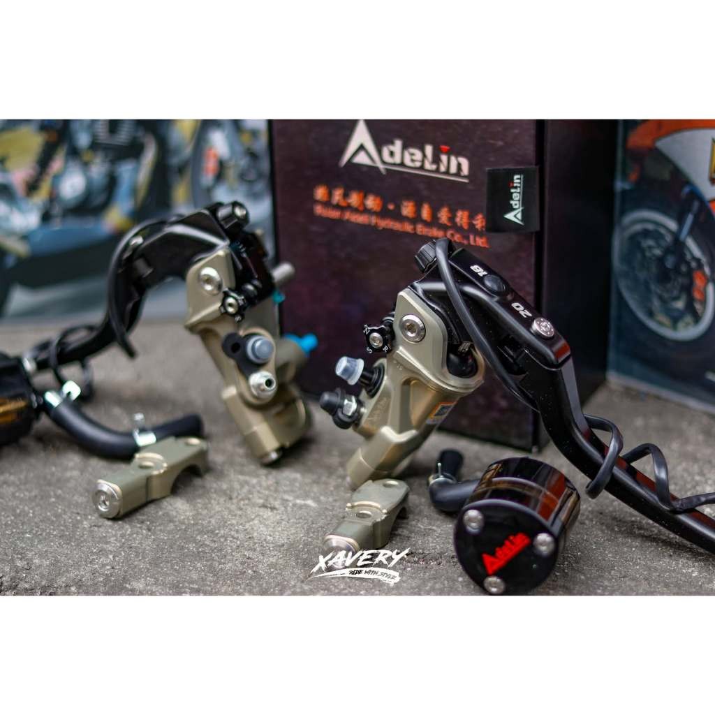 Adelin Px-27 Brake Master and Clutch Lever - 19mm, With Brake Light ...