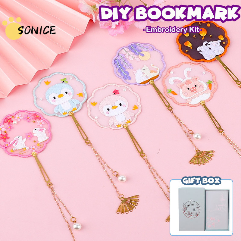 DIY Embroidery Vintage Dance Fan Making Kits DIY Fan Craft Kit ...