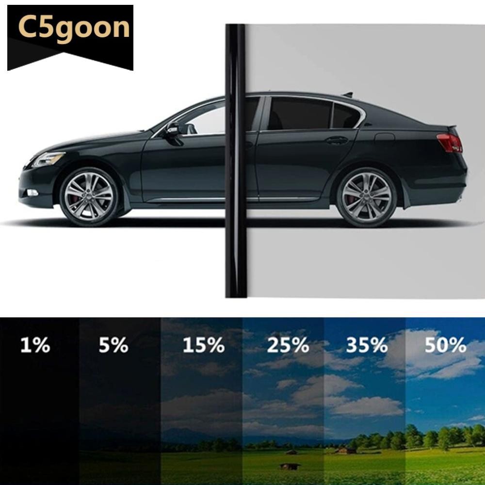 C5GOON 300*50CM Uncut Roll Car Window Tint Film No Damage Insulation ...