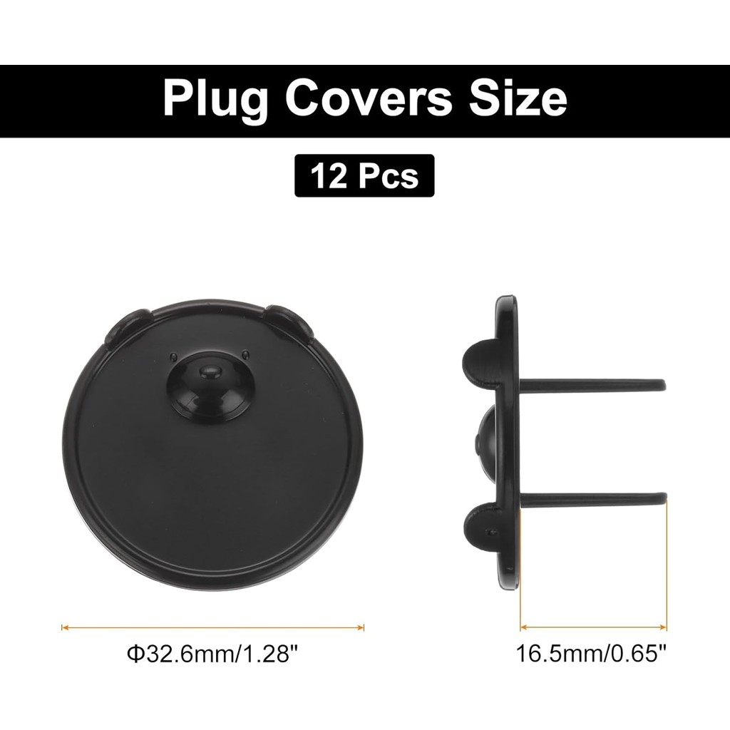 MECCANIXITY 12 Pack Outlet Covers Proofing, Plug Covers Easy ...