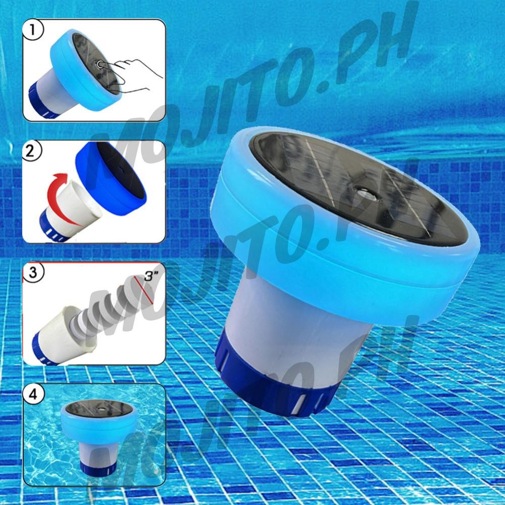 Solar Swimming Pool Chlorine Air Floater Floating Chlorine Gas ...