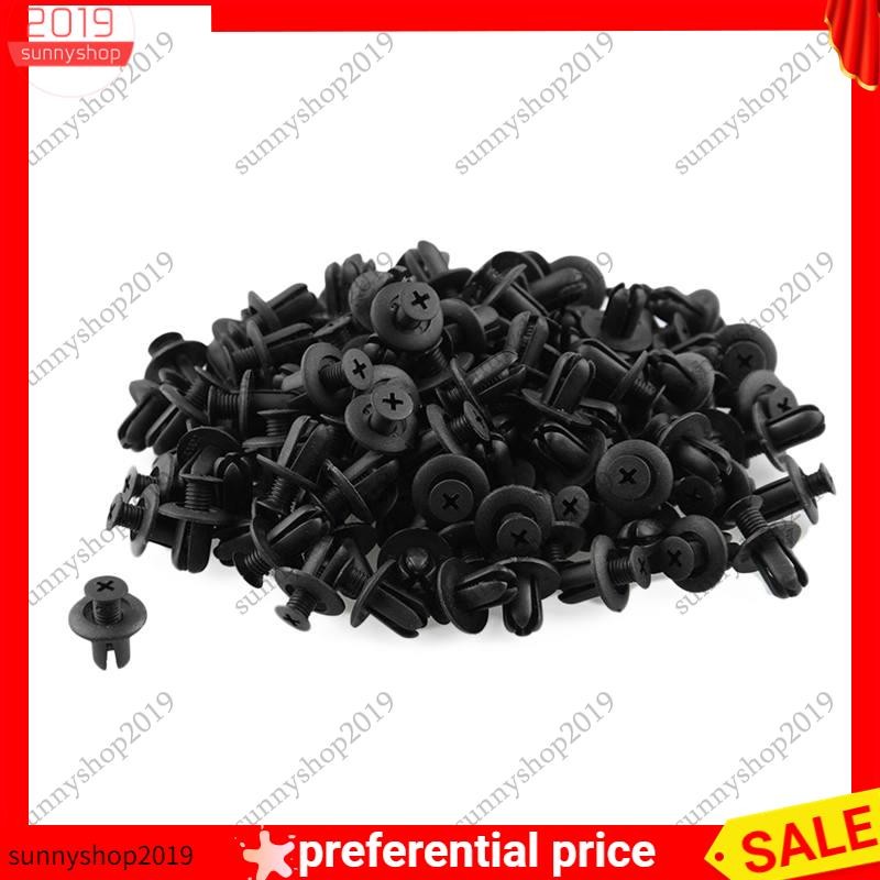 【Quality S2】120 X 8mm Car Hole Plastic Rivets Fastener Bumper Push Pin ...