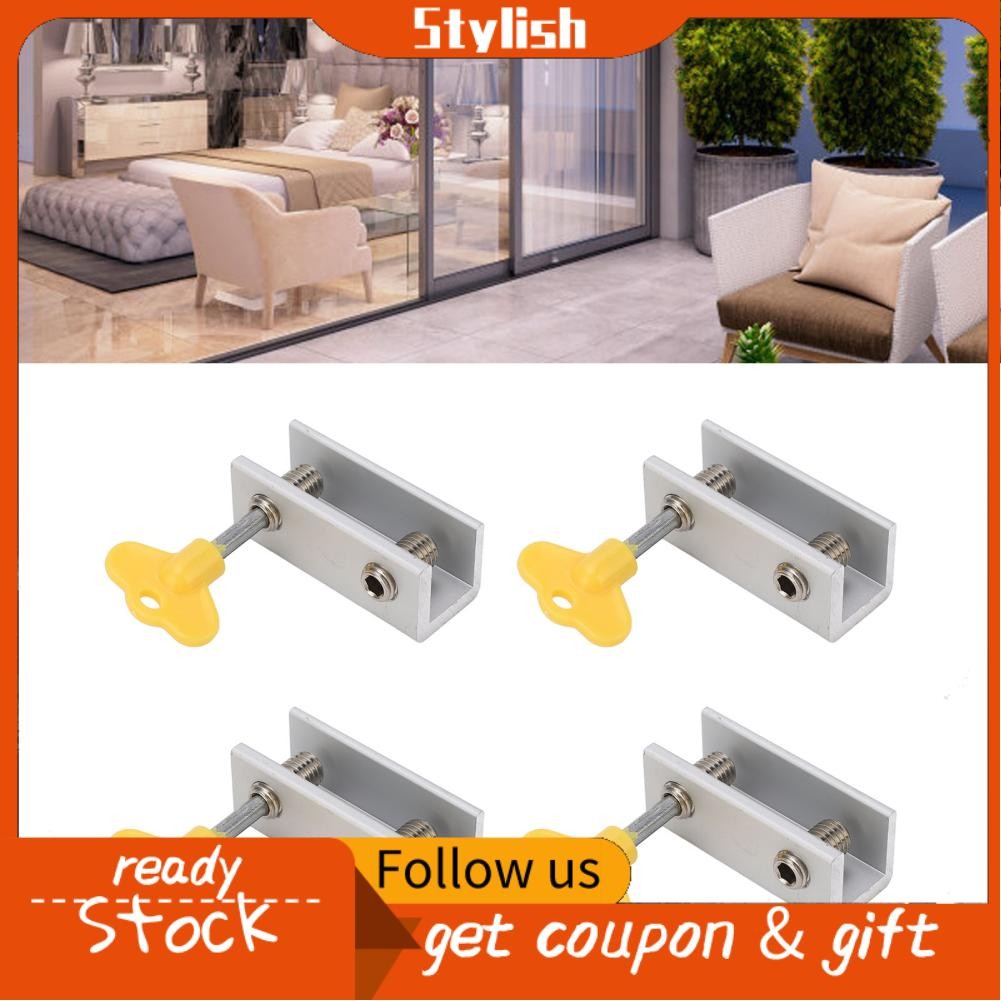 stylish365-ph Window Lock Frame Office Door Sliding Plug Stopper ...