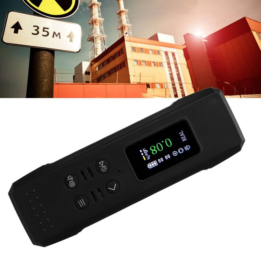 Radiation Monitor Long Endurance Sound Light Alarm HD LCD Display ...