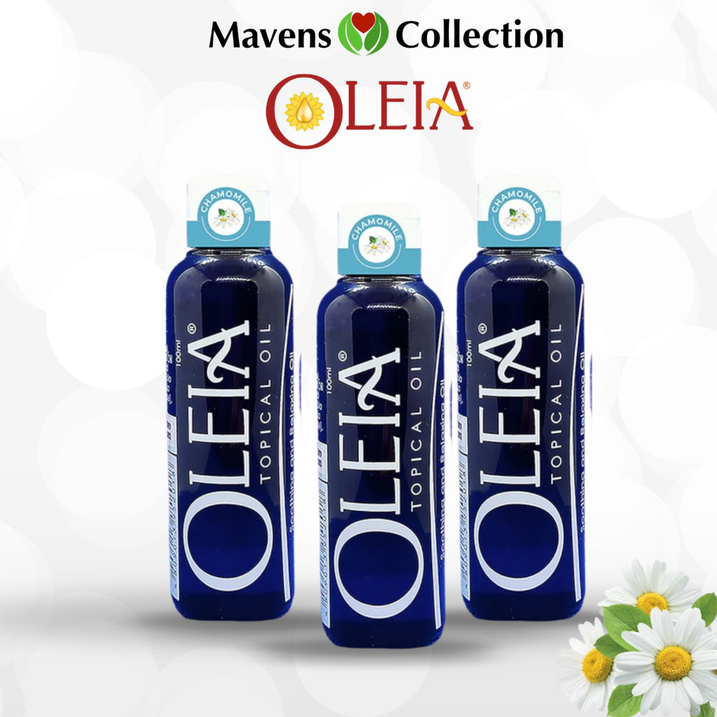 Oleia Topical Oil Chamomile 100mL (2+1 Promo) Cetylated Fatty Acid Oil ...