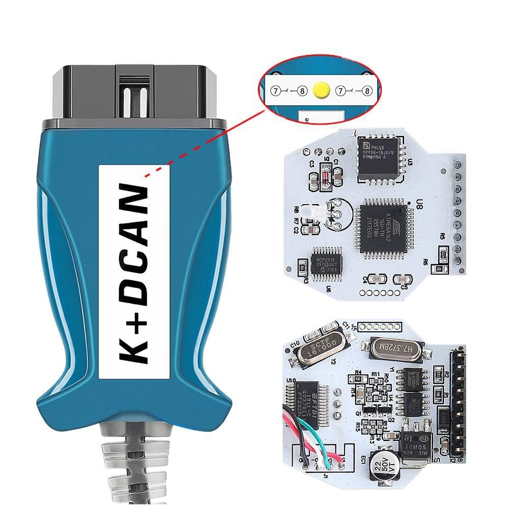 INPA K+DCAN BMW Diagnostic Cable FT232RL Chip with Switch USB OBD2 ...