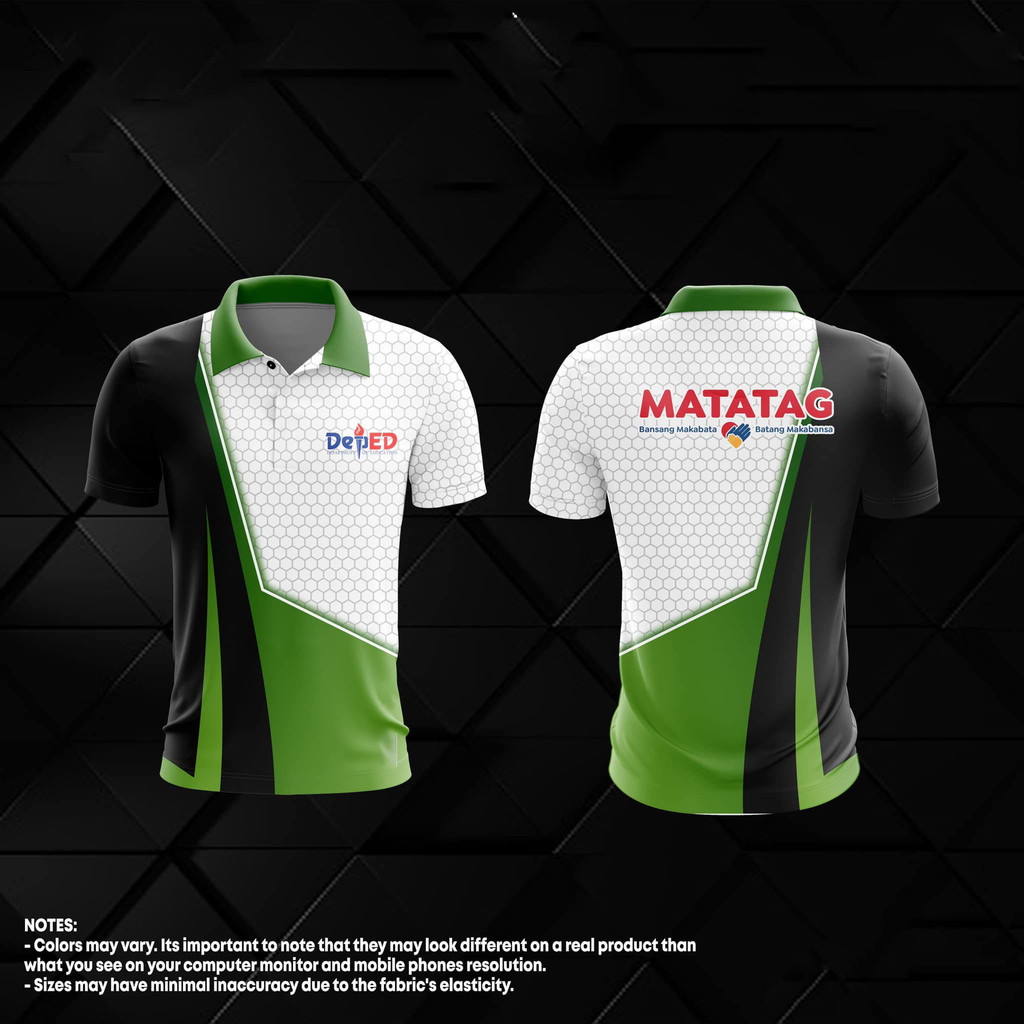 DEPED MATATAG POLO UNIFORM SUBLIMATION POLO-Shirt FOR Men AND WOMEN ...