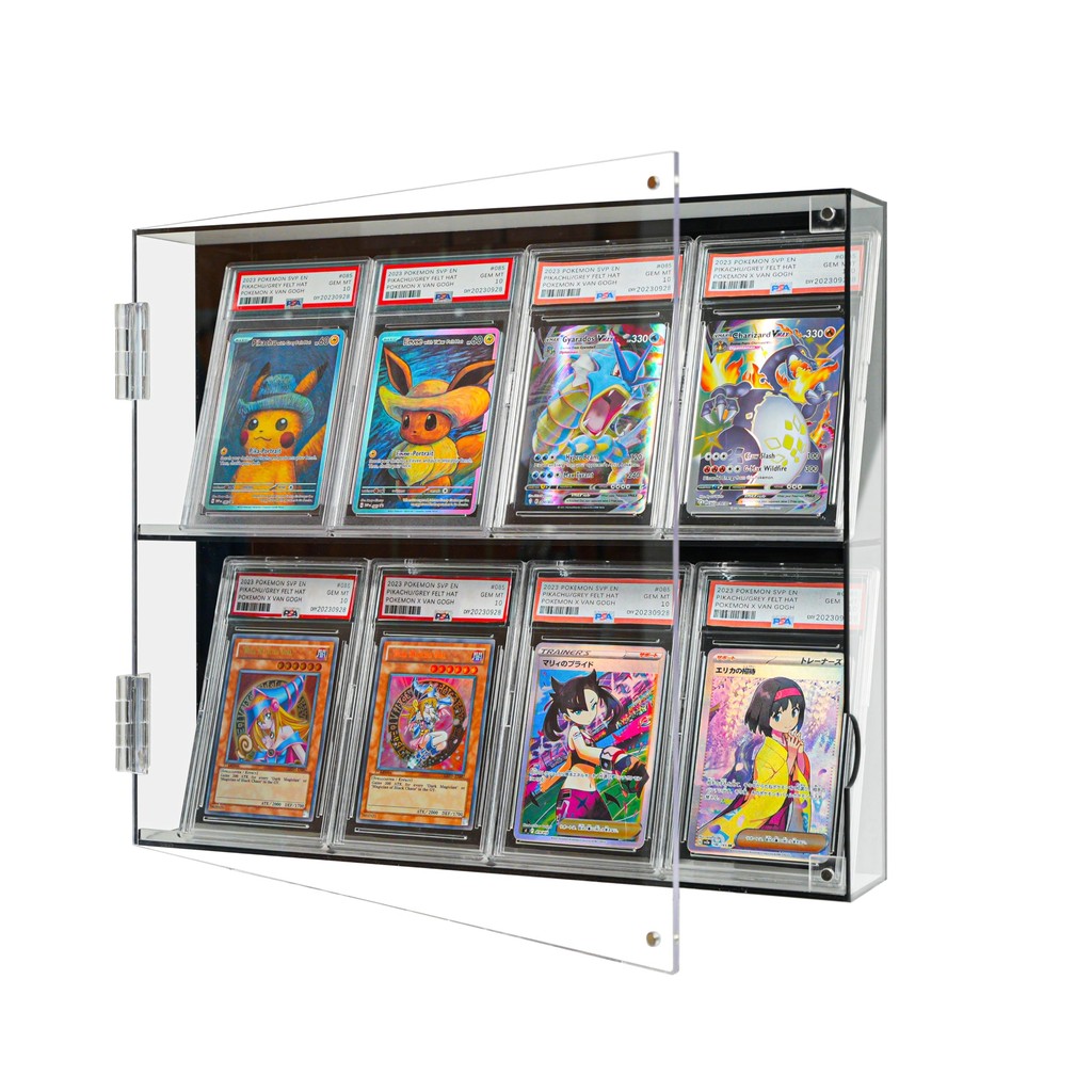 GUNSEED PSA Storage Case, Acrylic Card Display Case - PSA Wall-Mounted ...