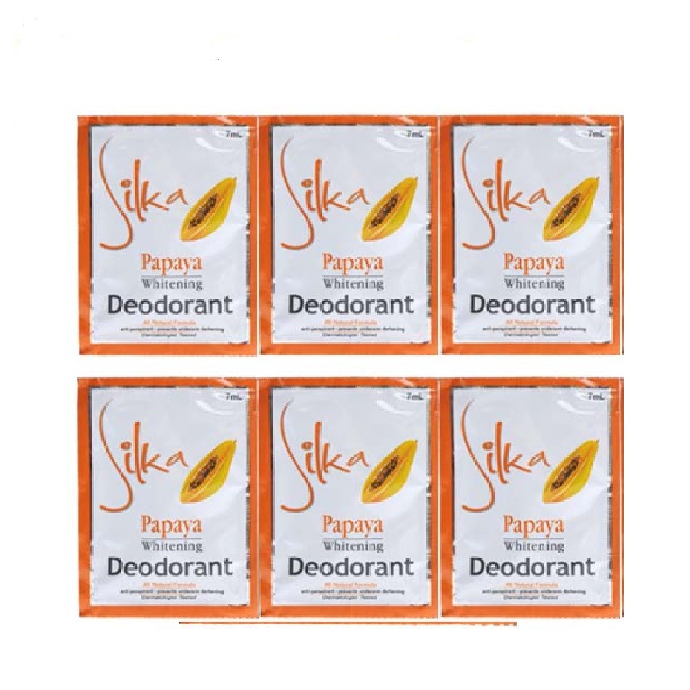 [FREE GIFT] Silka Deodorant sachet 7ml 6pcs | Shopee Philippines