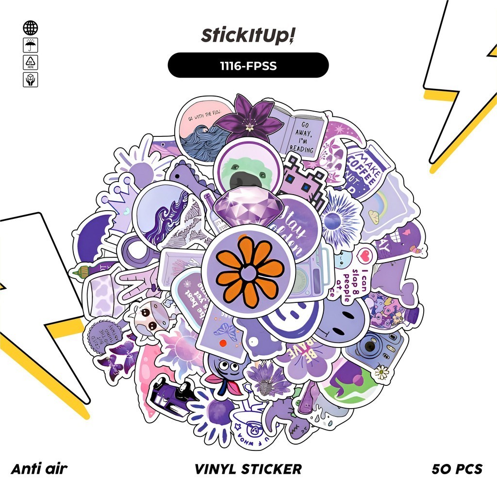 Shop stickers aesthetic purple for Sale on Shopee Philippines
