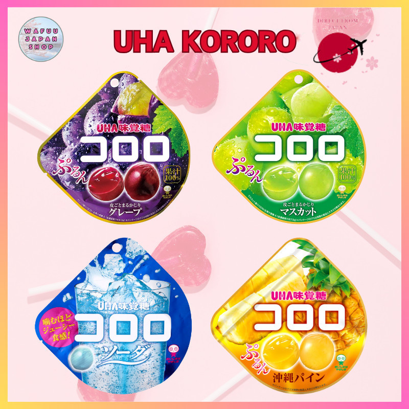 UHA Mikakuto Kororo Gummy Fruit Jelly Candy - High quality products Directly from Japan | Shopee ...