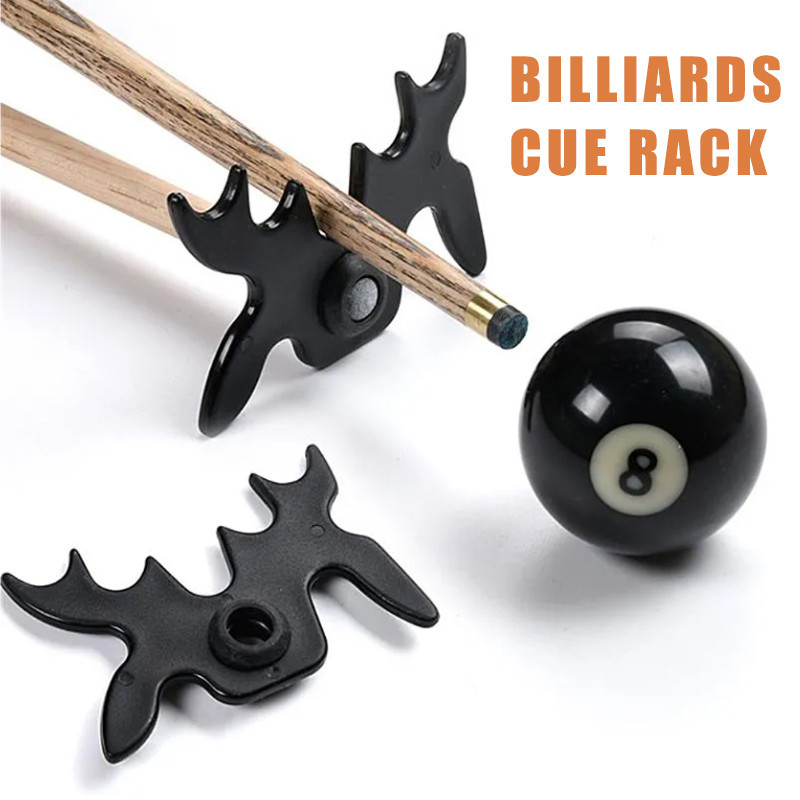 Billiard Pool Cue Stick Rack Cross Antlers Rod Holder Bridge Head ...