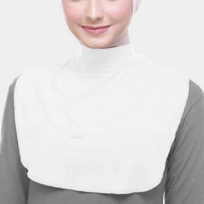 Neck Cuff Top Chest Inner Basic Inner Muslimah T-Shirt Material Hijab ...