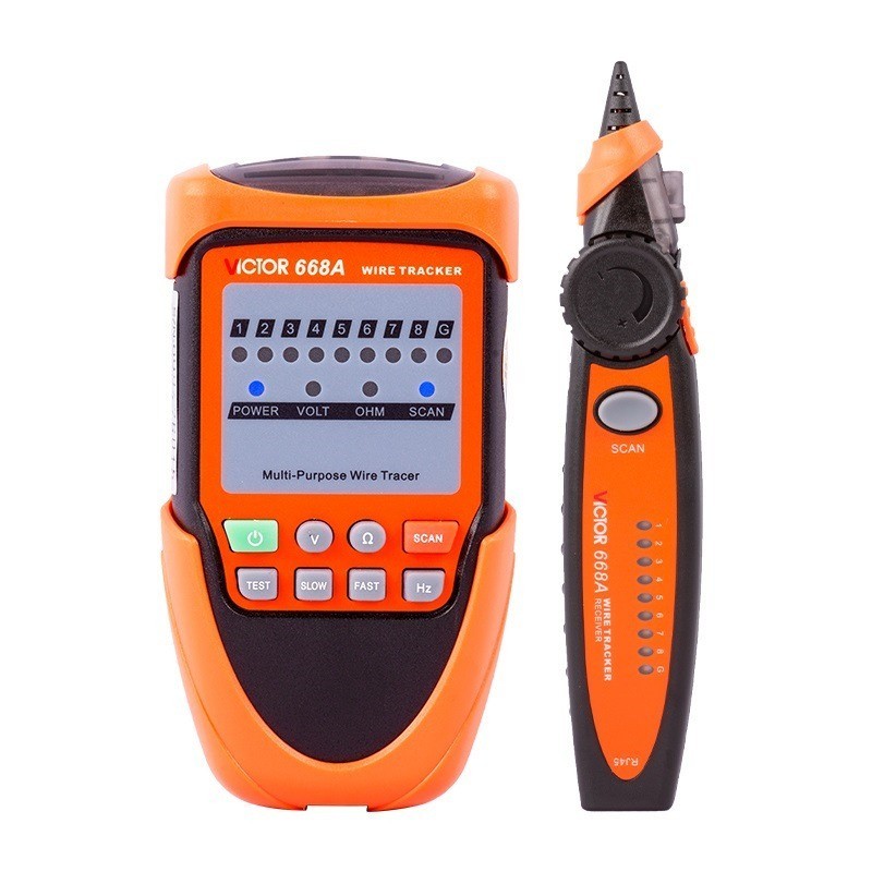 Victor 668A LAN Network Cable Tester Cat5 Cat6 UTP STP Detector Line ...