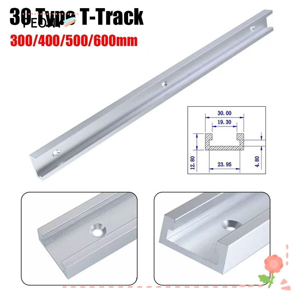 PEONY 1Pcs T-Track, T Slider Fixture Slot Slide Aluminium Alloy T-Slot ...