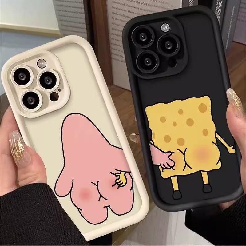 Funny Spongebob Patrick Star Cellphone Case For IPhone 15 Pro Max 13 14 ...
