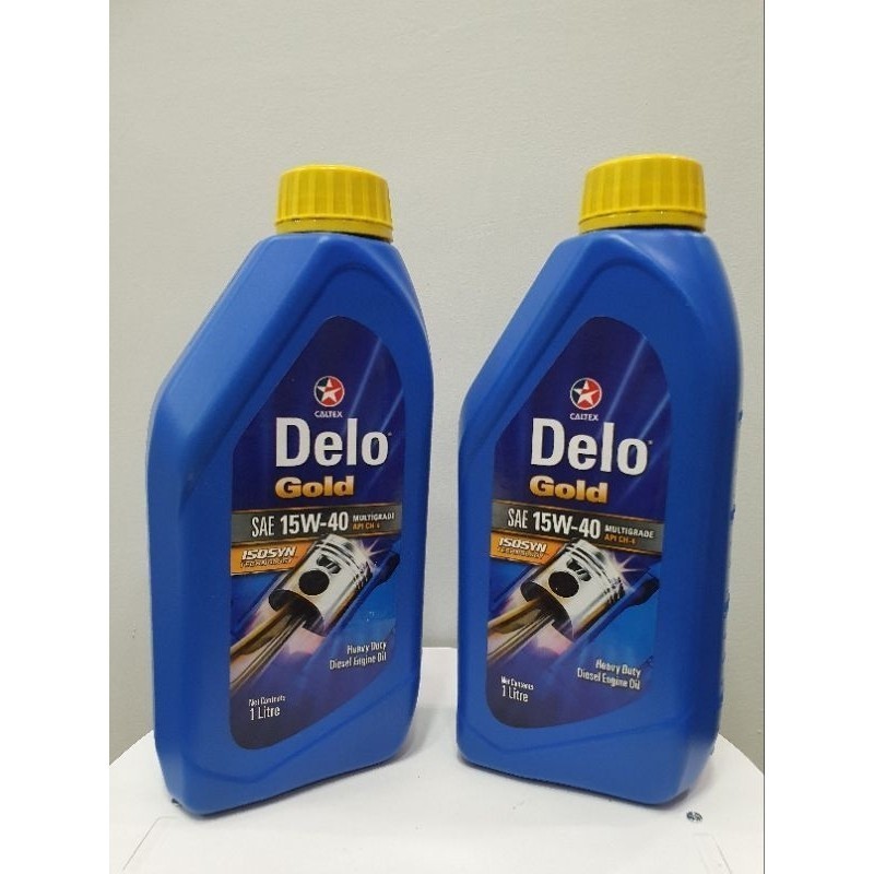 Efficient Diesel Engine Oil: Caltex Delo MGX Gold 1 Liter | Shopee ...