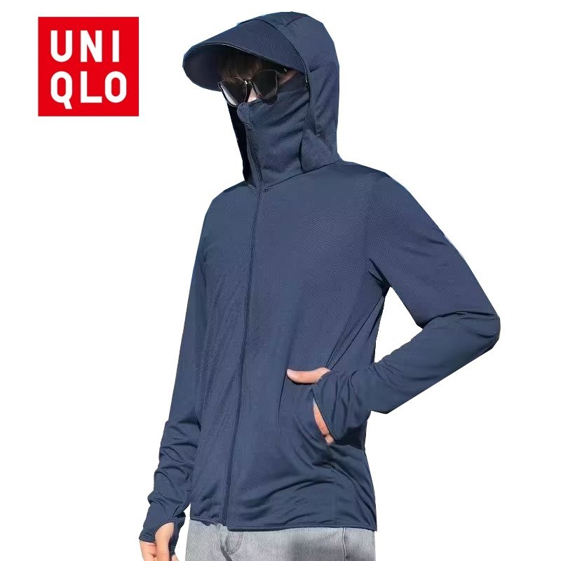 Uniqlo, UV coat coat, long -sleeved sun protection, ultraviolet ...