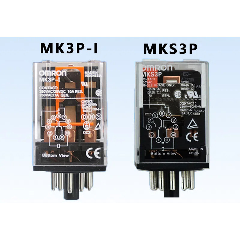 Omron Middle Relay MK2P-I MK3P-I DC24V AC220V Round 8-Pin Relay | Shopee Philippines