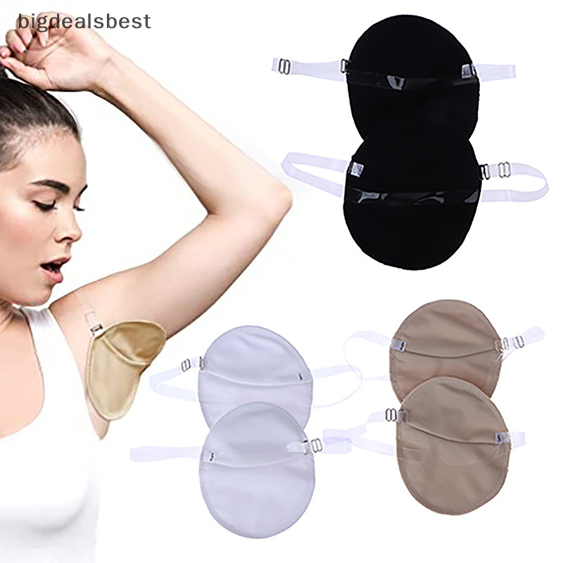 BDB 1 Pair Reusable Washable Underarm Sweat Shield Pad Washable Armpit ...