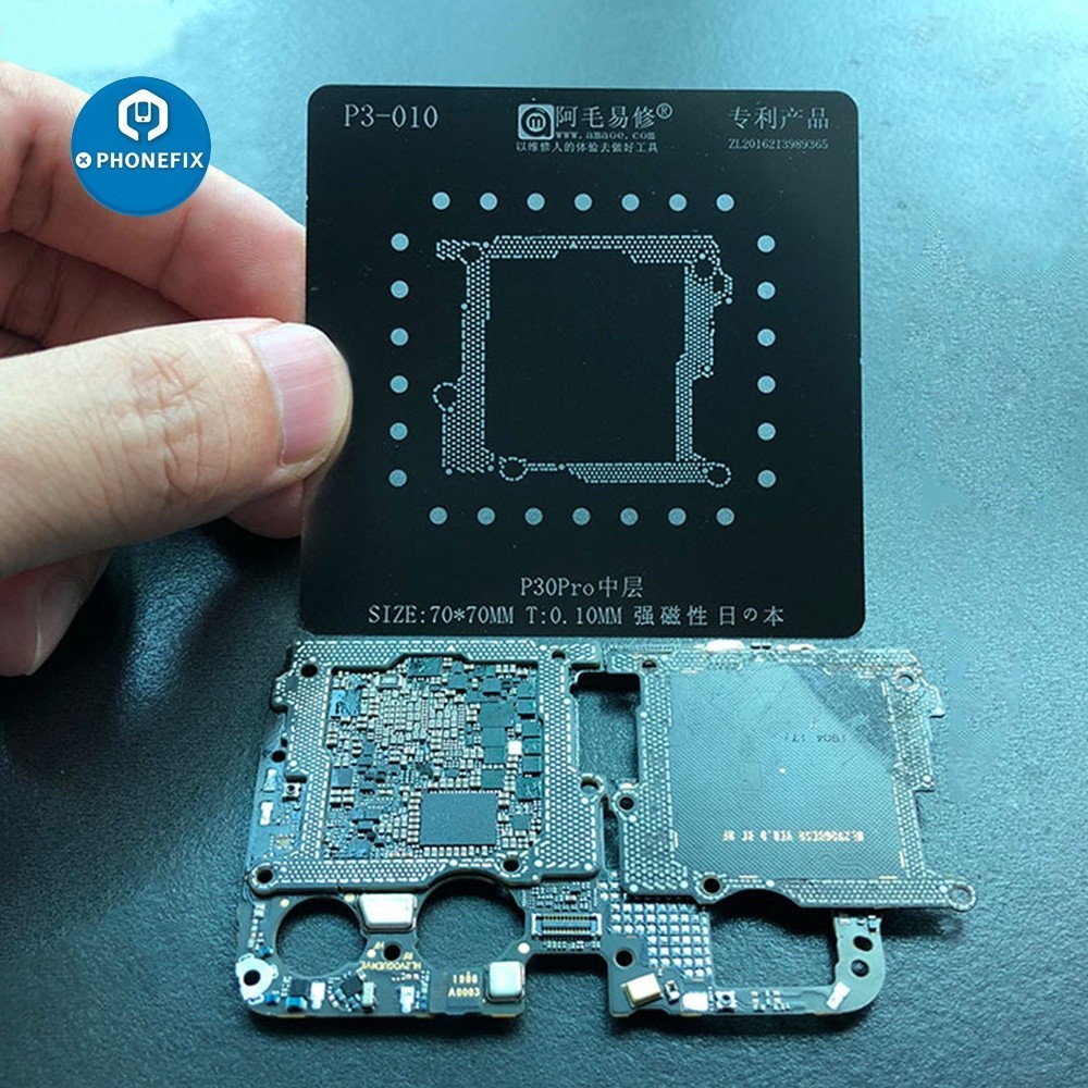 RQ`BGA Reballing Stencil Middle Frame BGA Soldering Template for Huawei ...