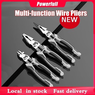 Multipurpose electrician pliers wire stripper cable cutting hand tools ...