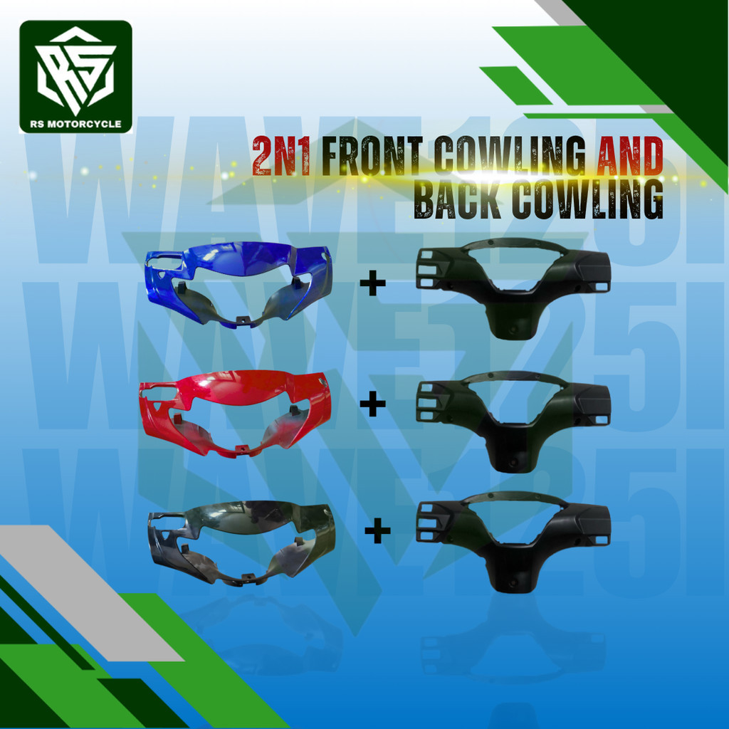 [RIDE SAFE] 2N1 FRONT COWLING AND BACK COWLING FOR HONDA WAVE 125i ...