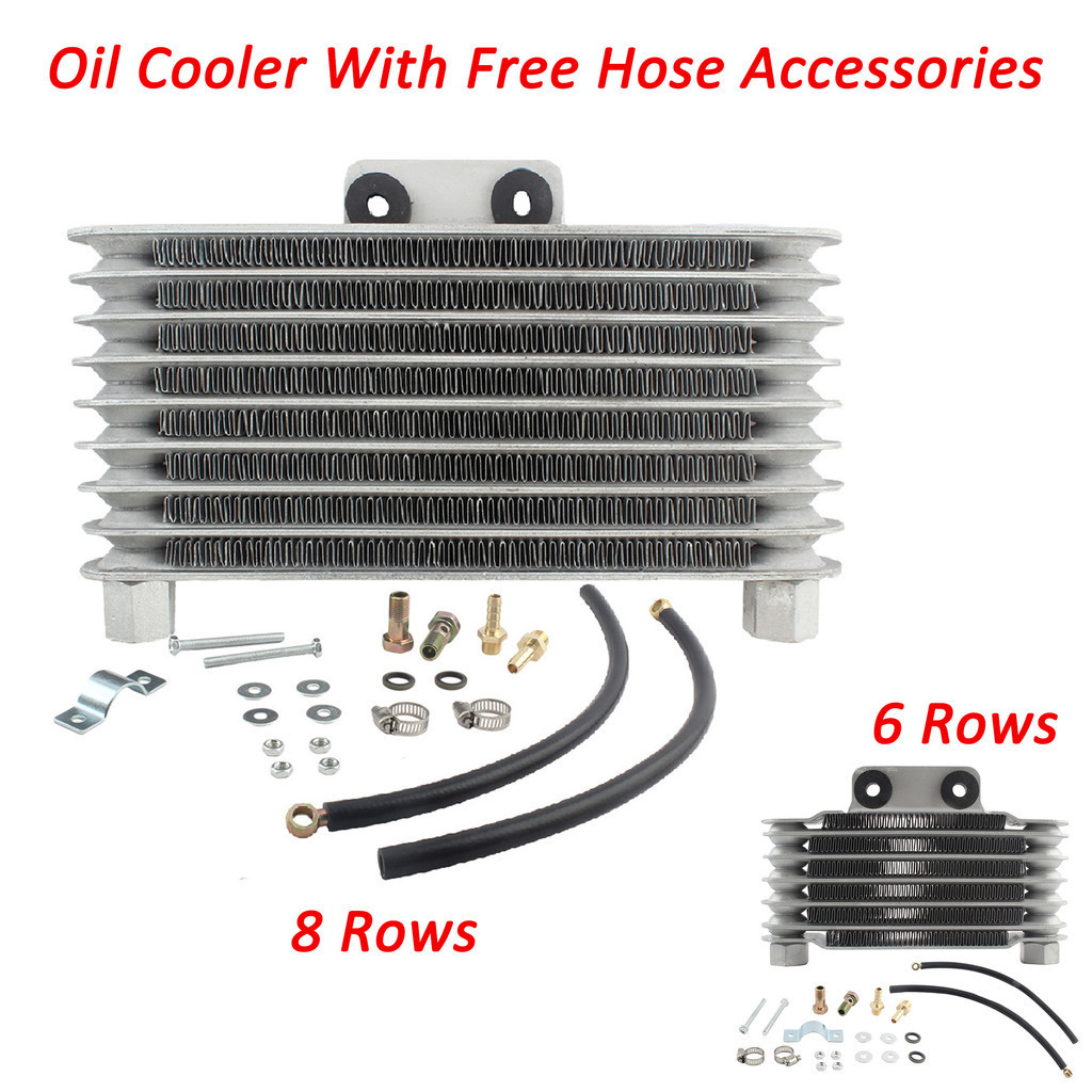Original Oil Cooler With Hose Accessories 6 Row 8 Row RAIDER 150 ...