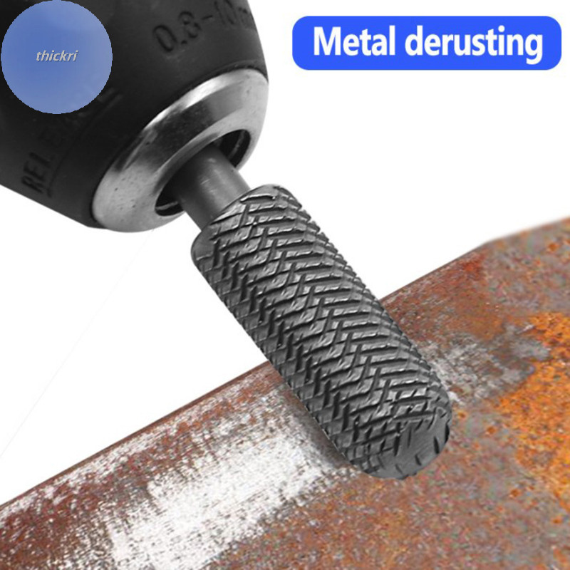 THICH 5pcs Rotary Steel File Rasp Wood Drill Bits Burrs Metal Grinding ...