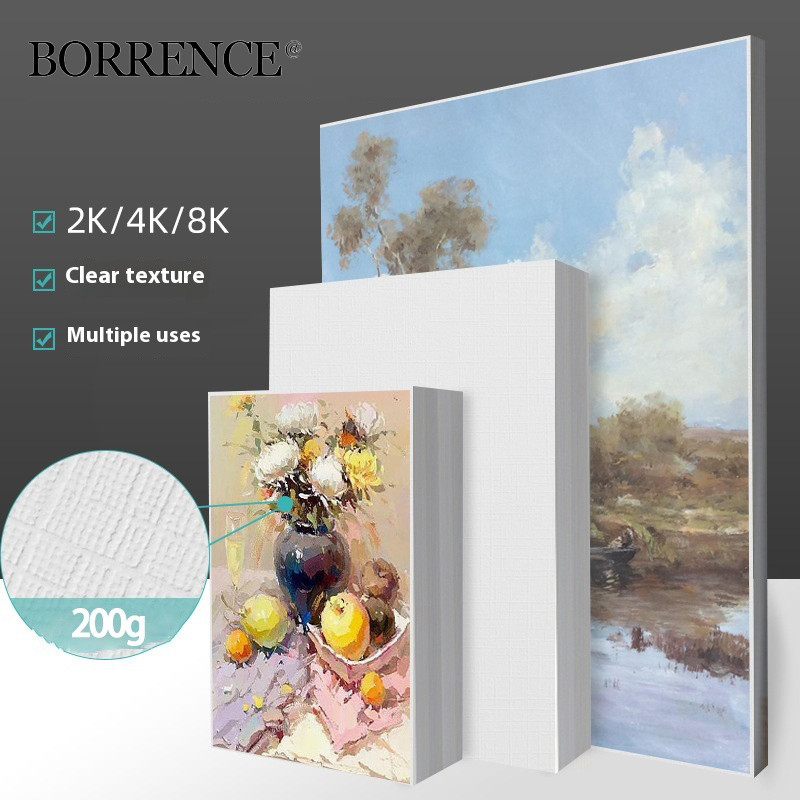 BORRENCE Sketch Paper 50 Sheet Profession Sketching Tracing Plain ...