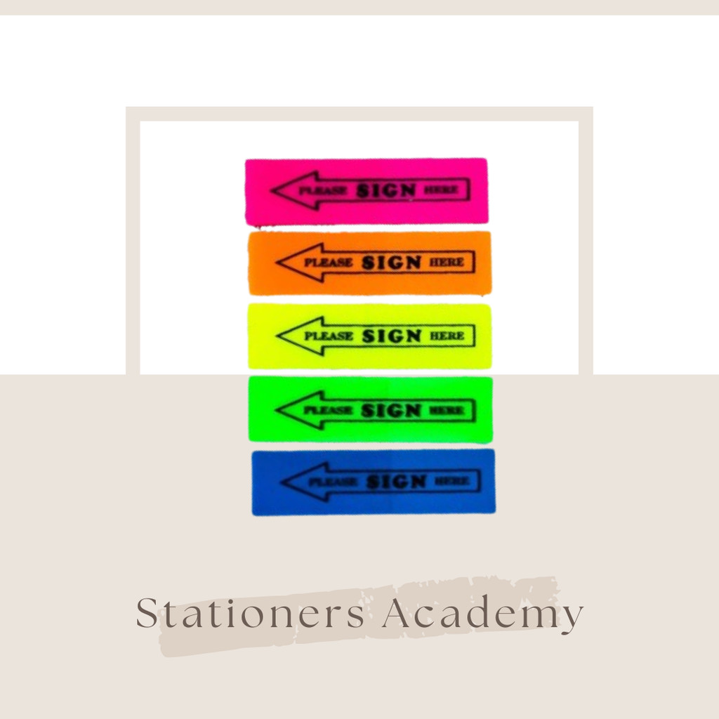 Sticky note sign here | Shopee Philippines