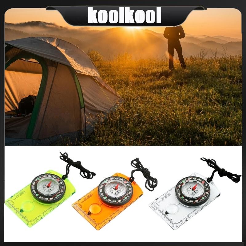 Kool Survival Navigation Baseplate Map Compasses with Scale ...
