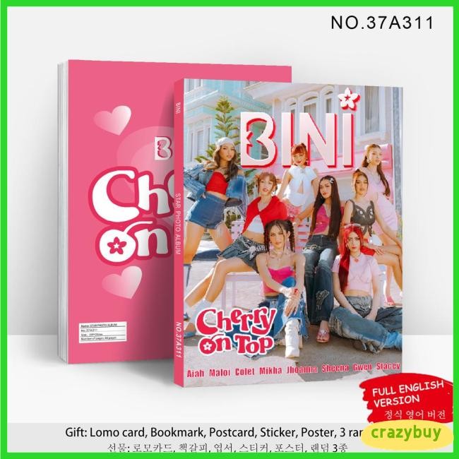 CR BINI Album Peripheral Magazine Collection Photo Gallery Sticker ...